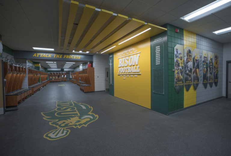 Video: NDSU Shows Off New Football Locker Rooms - Advent